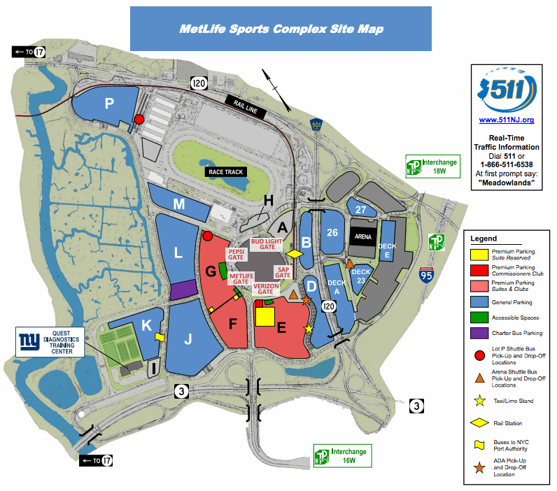 MetLife Stadium Parking Maps Permits Tips MetLife Stadium Parking Maps Permits Tips