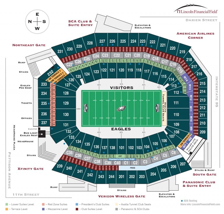 2016_SeatingBowl-Map - Stadium Parking Guides