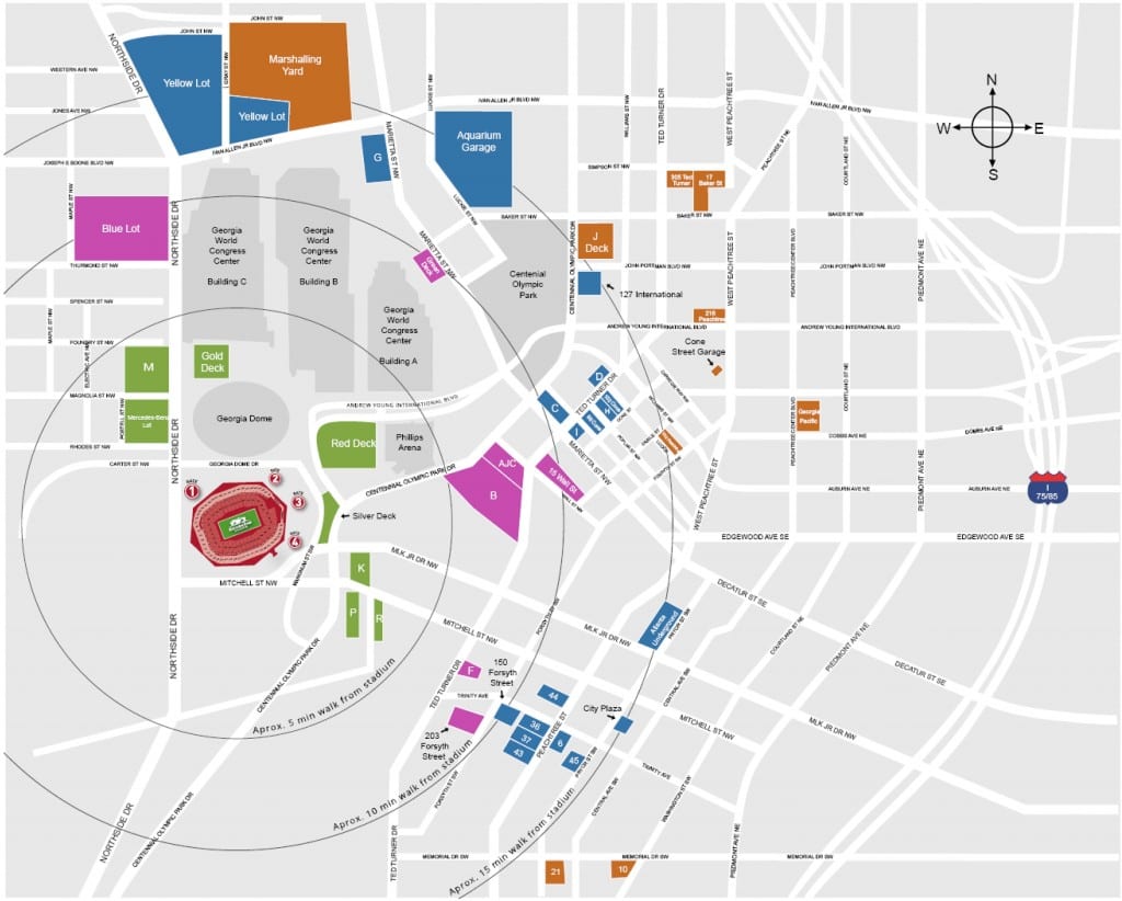 mercedes_benz_stadium_parking_map - Stadium Parking Guides
